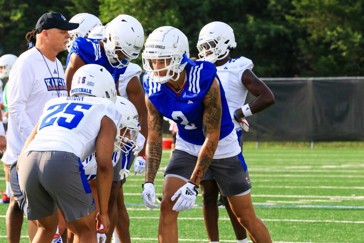 Photo Gallery: First day of fall training camp for Kansas football - KU ...